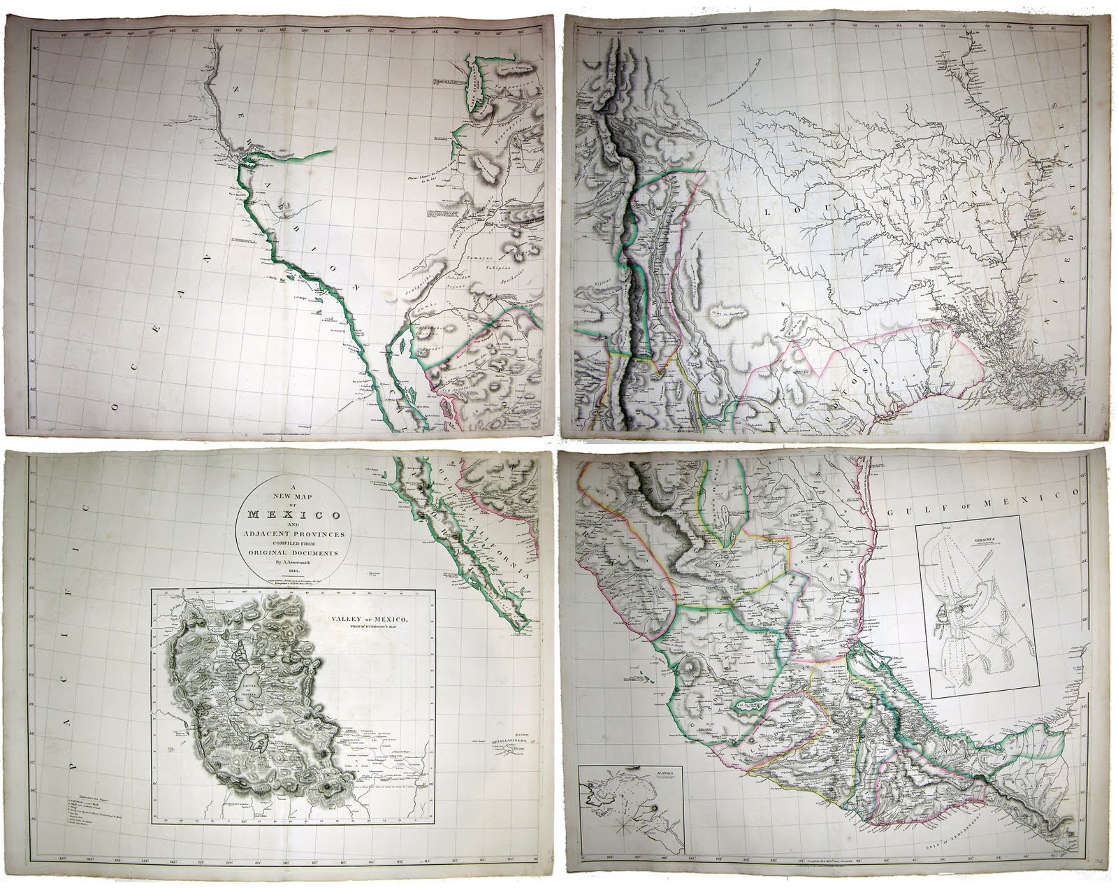 Map(s) of the Day: "A New Map of Mexico and Adjacent Provinces Compiled ...