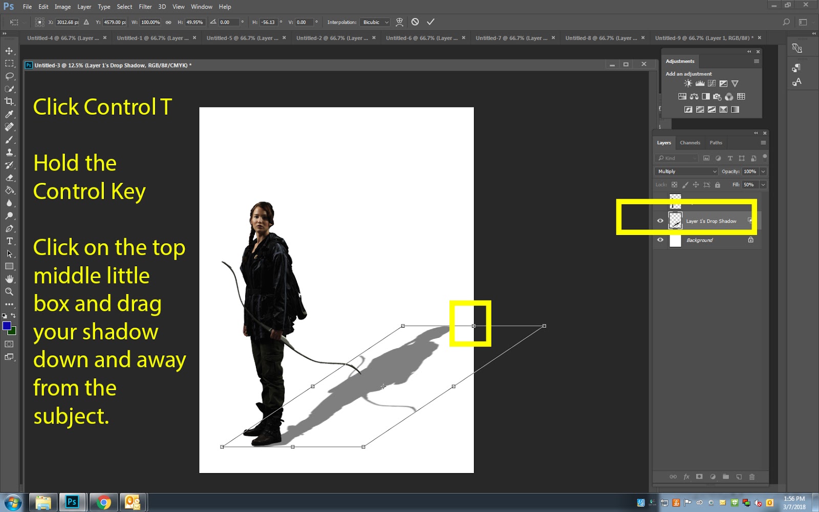 Shadows: Drop Shadow Photoshop - CVHS Photography