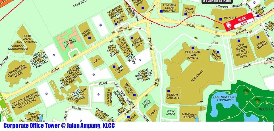 Wisma MPL @ Jalan Raja Chulan: Location Map