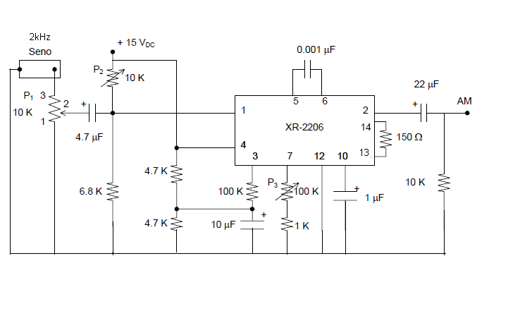 BLOG PEDROLEON: Generador de AM con XR2206