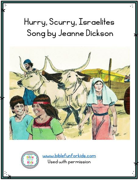Bible Fun For Kids: Moses & the Red Sea Ideas & Songs