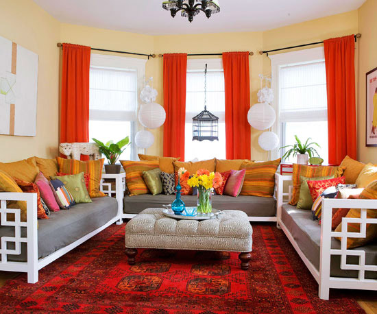 New Home Interior Design: Warm Color Schemes
