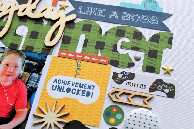 Sassy Scrapper: Everyday Gamer | Bella Blvd Alex | Tarrah McLean