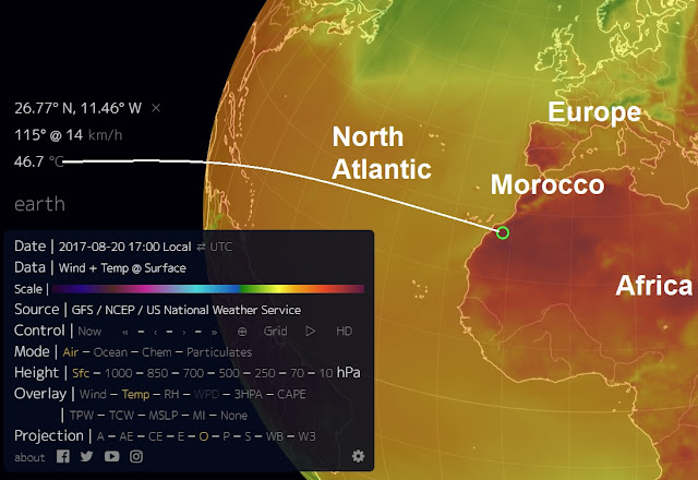 The Big Wobble : Temperatures pushing 50 deg C (122 deg F) to hit ...