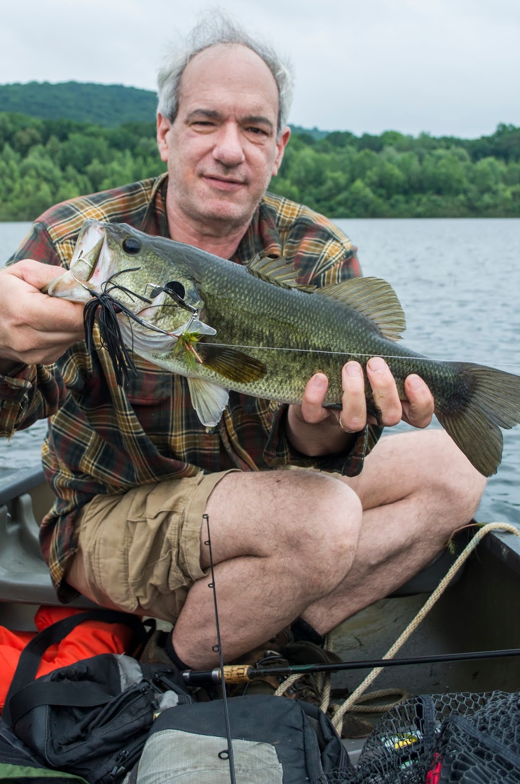Fishing in New Jersey: Tilcon Lake Buzzbait and Worm Action