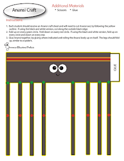 Glimmercat Education: Introducing Africa and the Anansi Tales