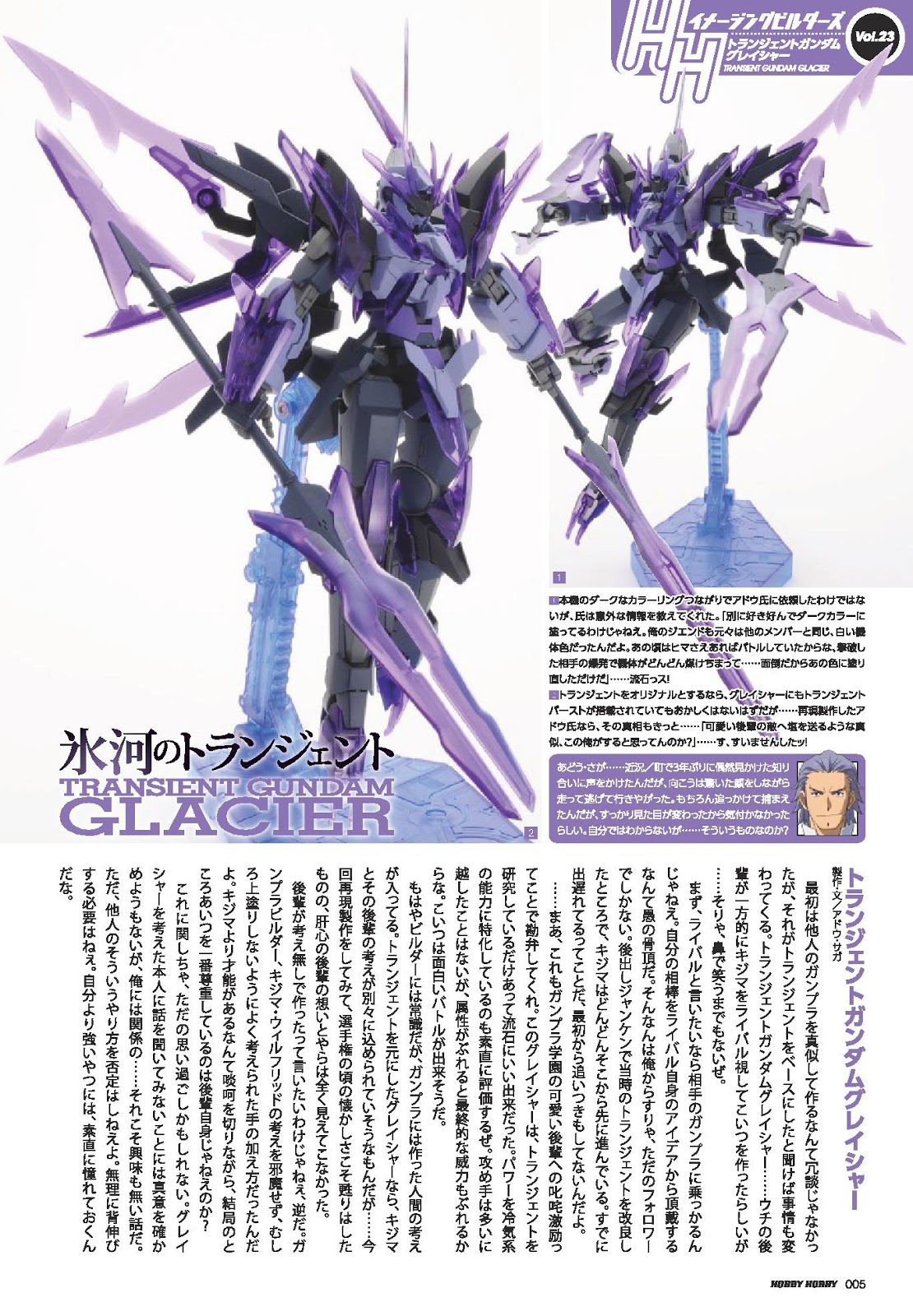 HHIB Features: HGBF 1/144 Transient Gundam Glacier