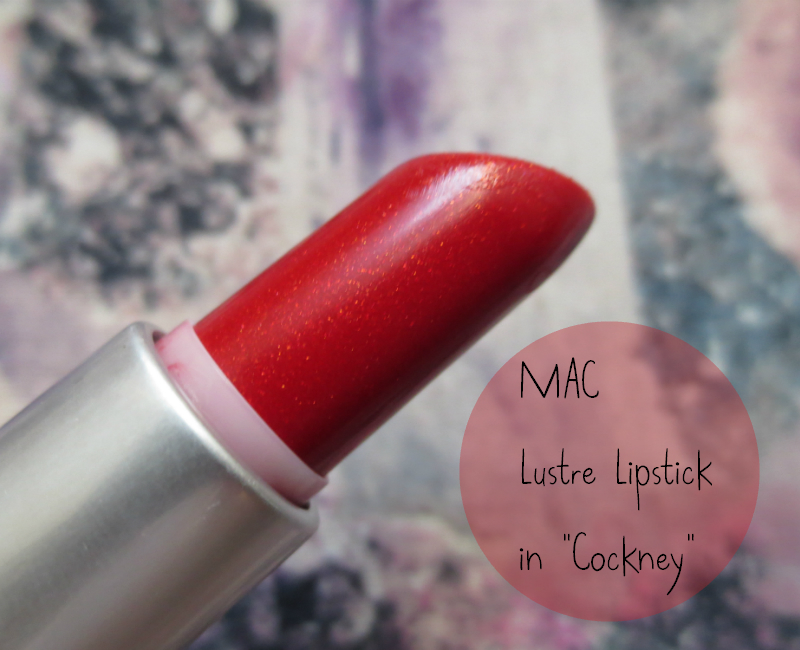 Little Red Bow: MAC Lustre Lipstick in Cockney
