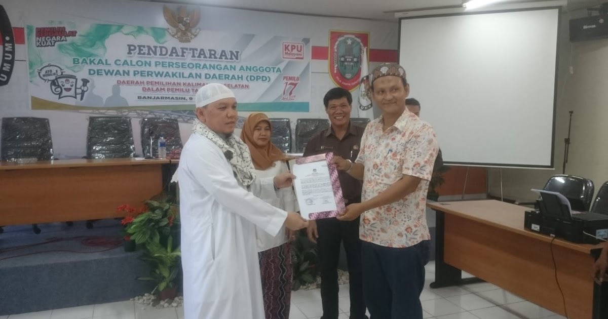 Habib Zakaria Bahasyim Resmi Daftar Sebagai Calon Anggota DPD Kalsel ...