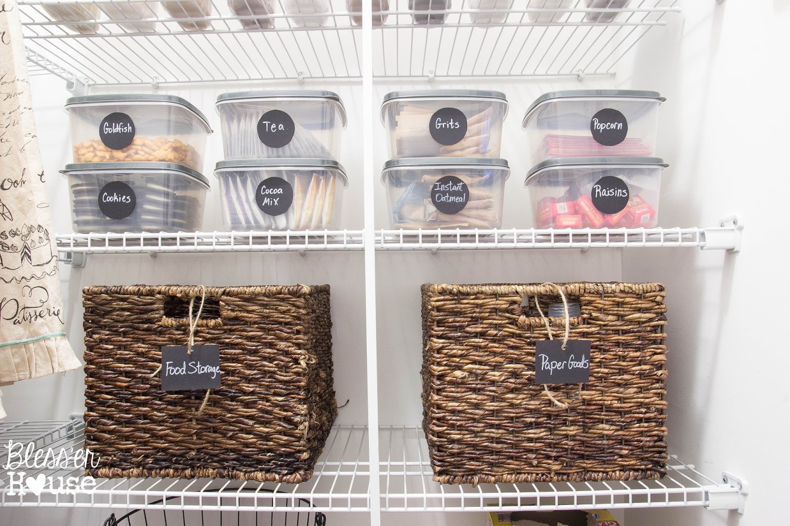 The Most Frugal Way to Organize a Pantry (+ Free Printable) - Bless'er ...