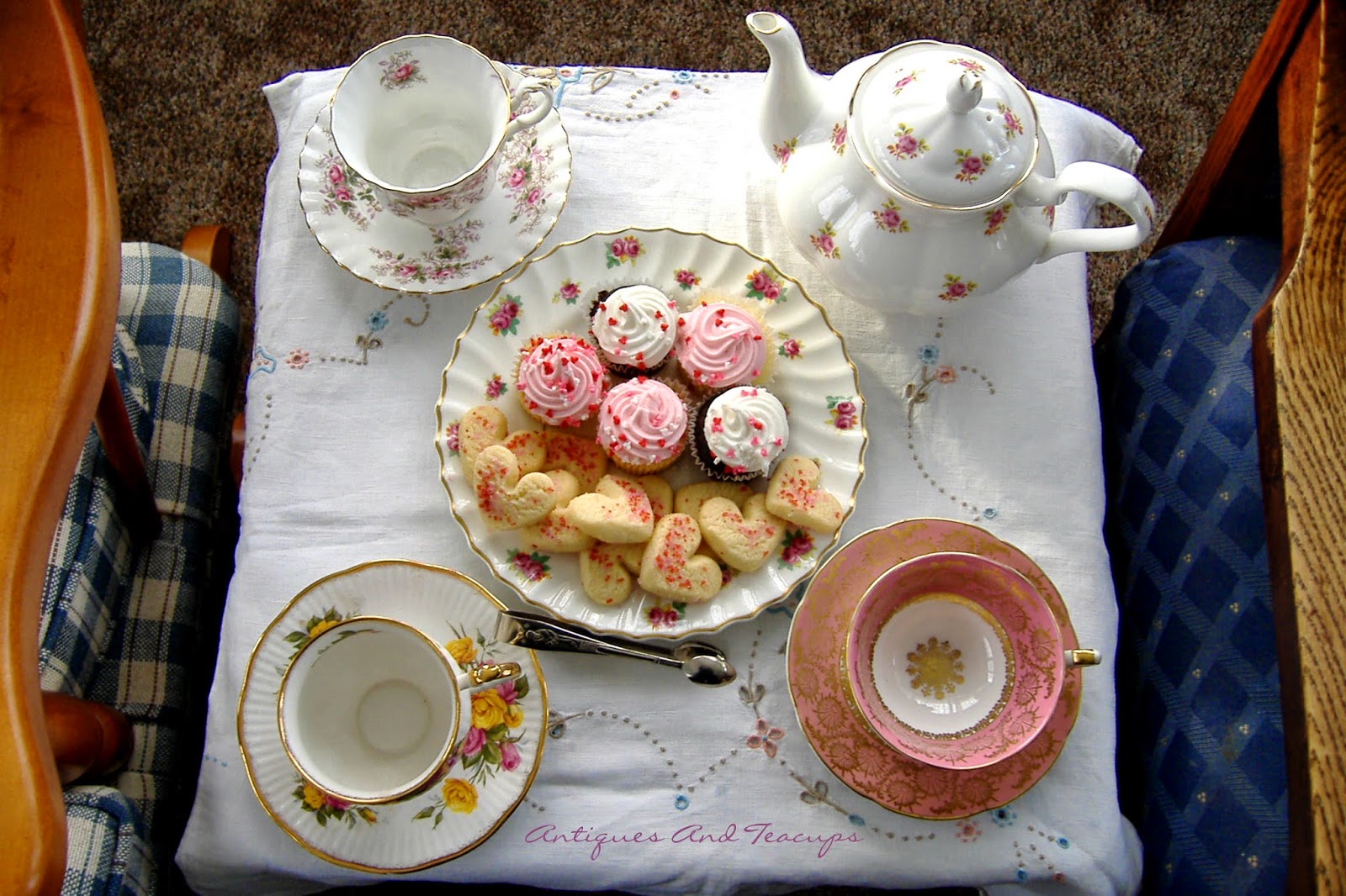 Antiques And Teacups: Tuesday Cuppa Tea, Pink For Valentine's Day Tea ...