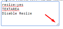 Cara disable resize textarea agar tidak bisa di perbesar perkecil ...