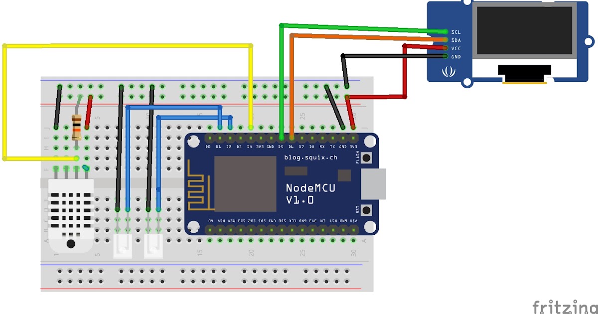 フィル と ザキーさん でしょ: NodeMCU + DHT22 (ESP8266) wifi thermometer/humidity ...