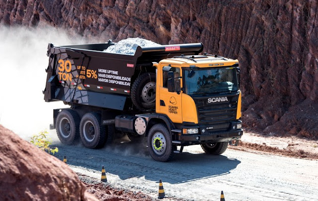 Scania Heavy Tipper: Um gigante da mineração