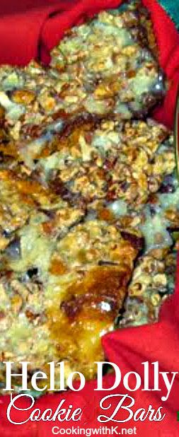 The Original Hello Dolly Cookie Bars {Granny's Recipe}