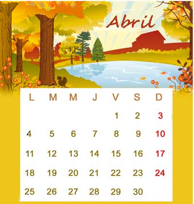 Mi Sala Amarilla: Efemérides de Abril 2016