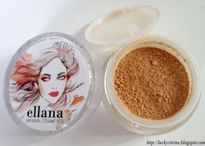 Lucky Citrine: Ellana Loose Mineral Powder Foundation in Chai Tea Latte