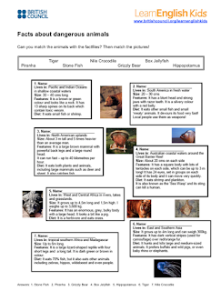 OUR ENGLISH CLASS: Worksheets about animals