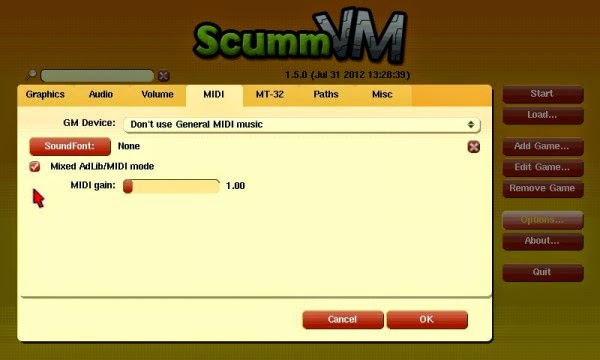 Kupo!1UP: ScummVM (Android) Direct Touch Interface