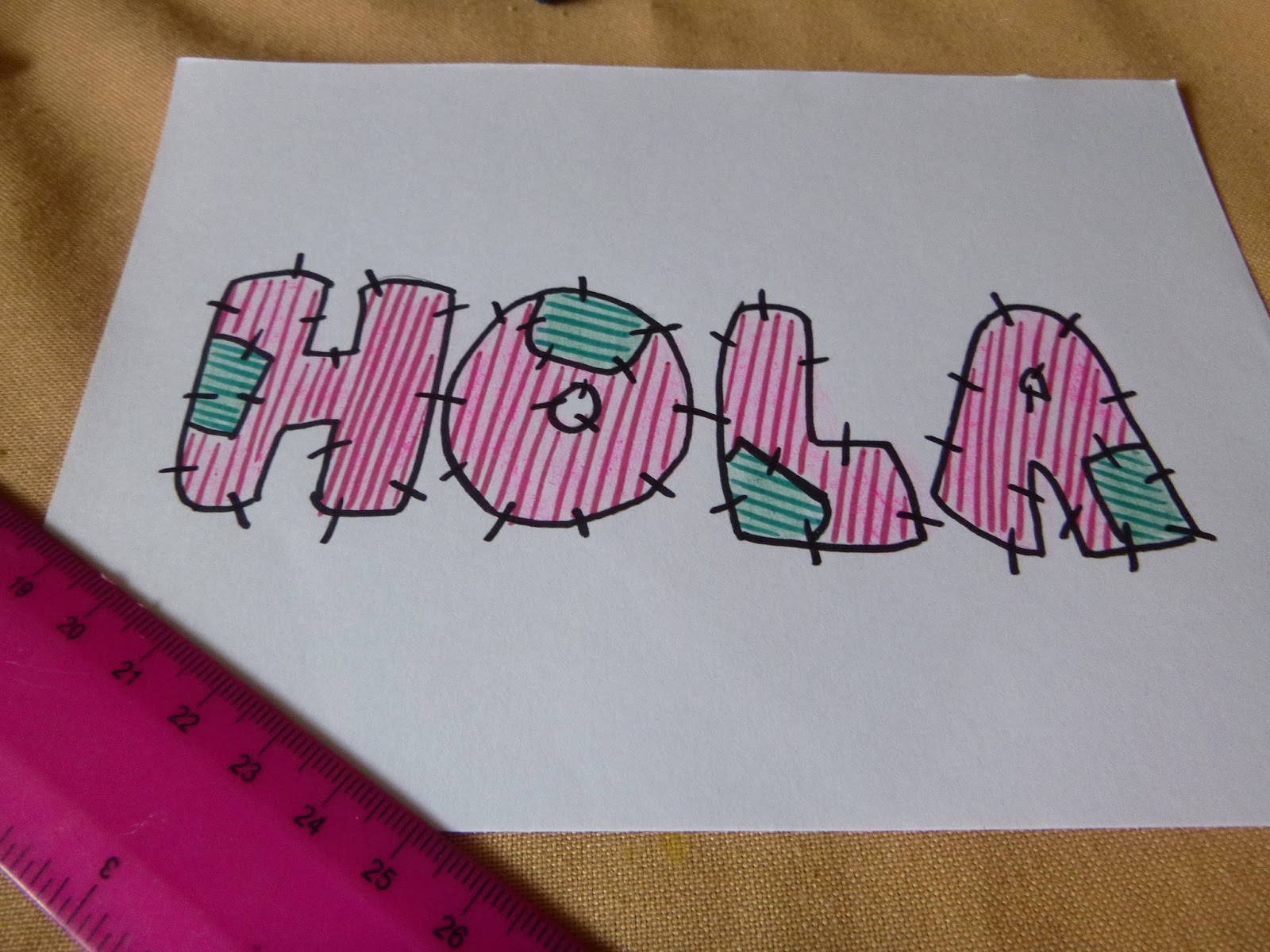 Cómo decorar letras - Ping Le