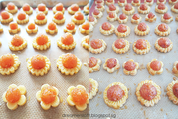 DreamersLoft: Open Faced Pineapple Tarts 黄梨挞