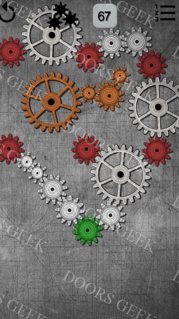 Gears Logic Puzzles Level 67 Solution ~ Doors Geek
