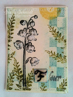 My creative rumblings: ATC-Calligraphy