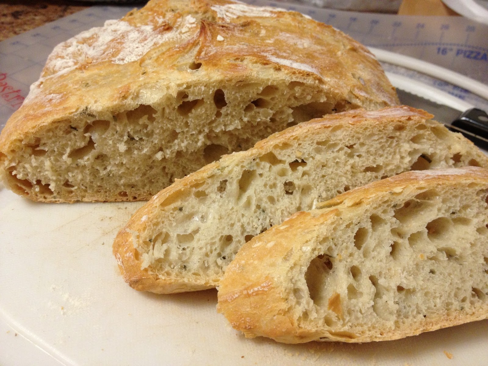 Working Out and Eating In: Recipe: Slow-Rise Crusty Bread