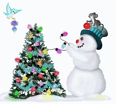 Boże Narodzenie: Animowane gify i obrazki bałwanki świąteczne