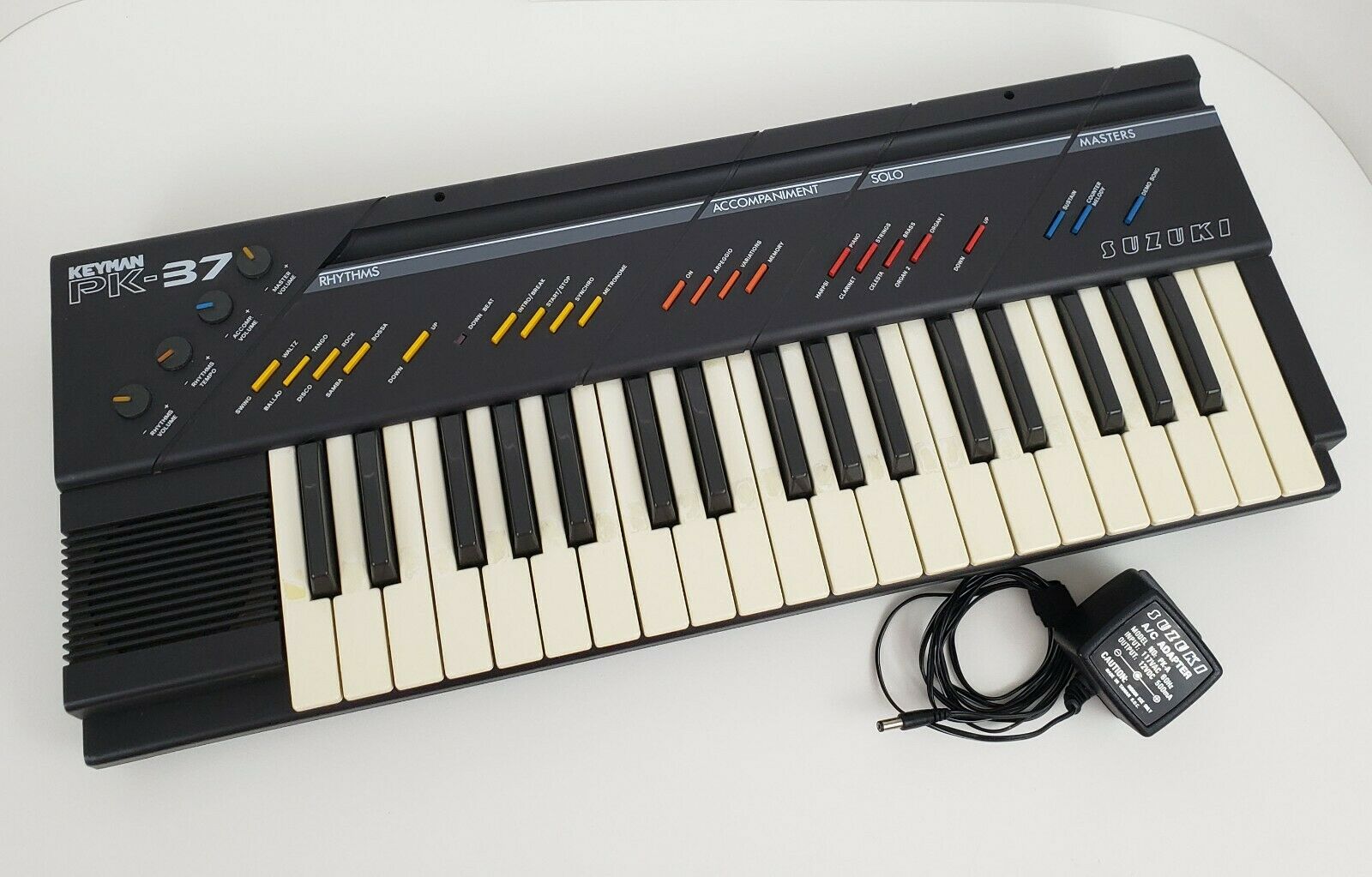 MATRIXSYNTH: Suzuki PK37 Keyboard w/ Rhythm Section SN 5410