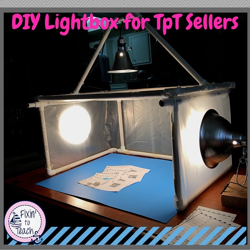 DIY Lightbox for TPT Products | Fixin' to Teach