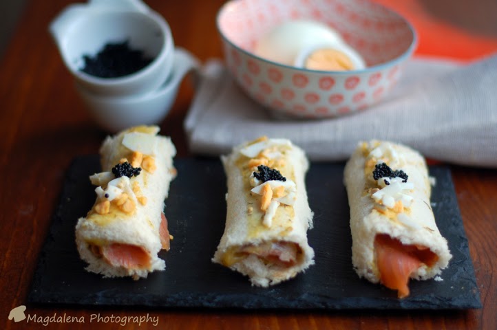 ROLLITOS DE SALMÓN - Magdalena, cocina y más