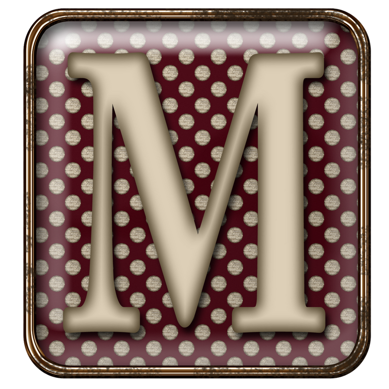 GRANNY ENCHANTED'S BLOG: Free Red Polka Square Brad Digi Scrapbook Alphabet