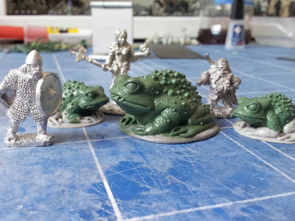 Tabletop Fix: Toad King Castings - Warts and Wings Kickstarter