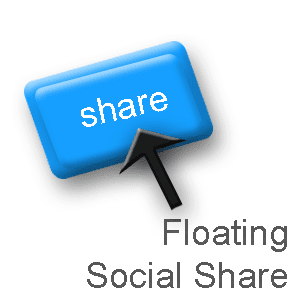 Membuat Horizontal Floating Share Sosial Di Blogger