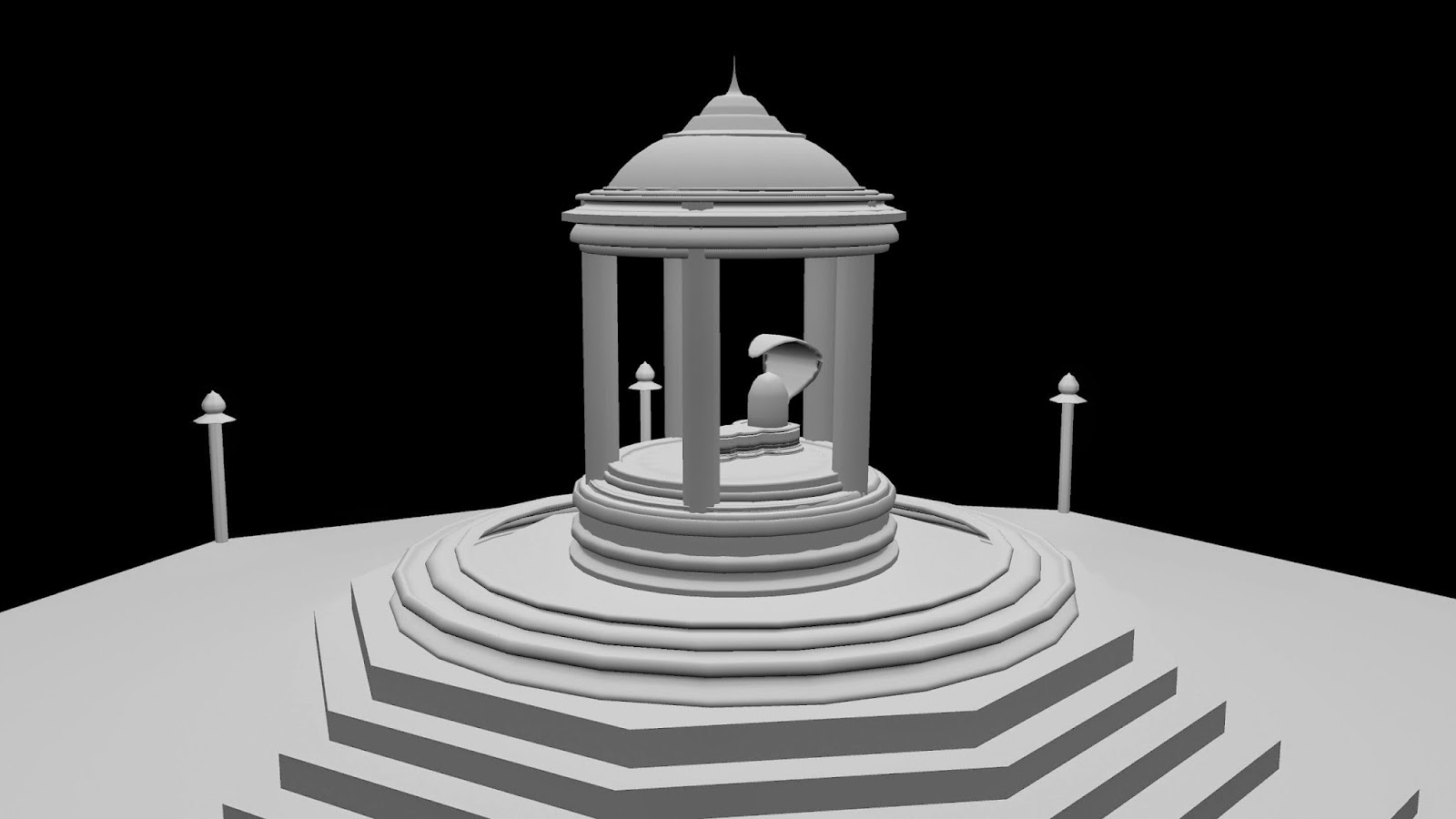 Mukesh vishwakarma.......: the shiva temple.... 3d model.. made by me ...