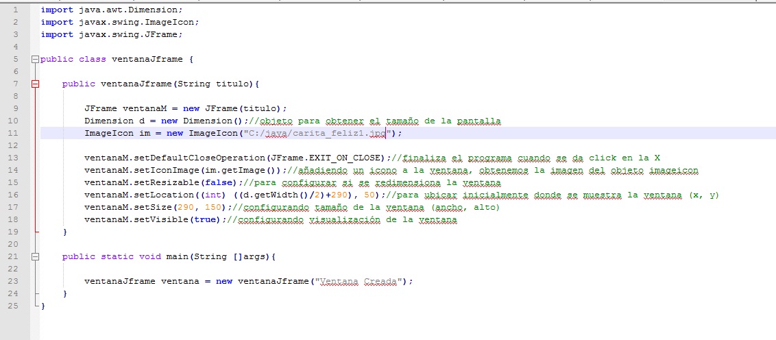 alejandrojava: Crear un ventana en Java