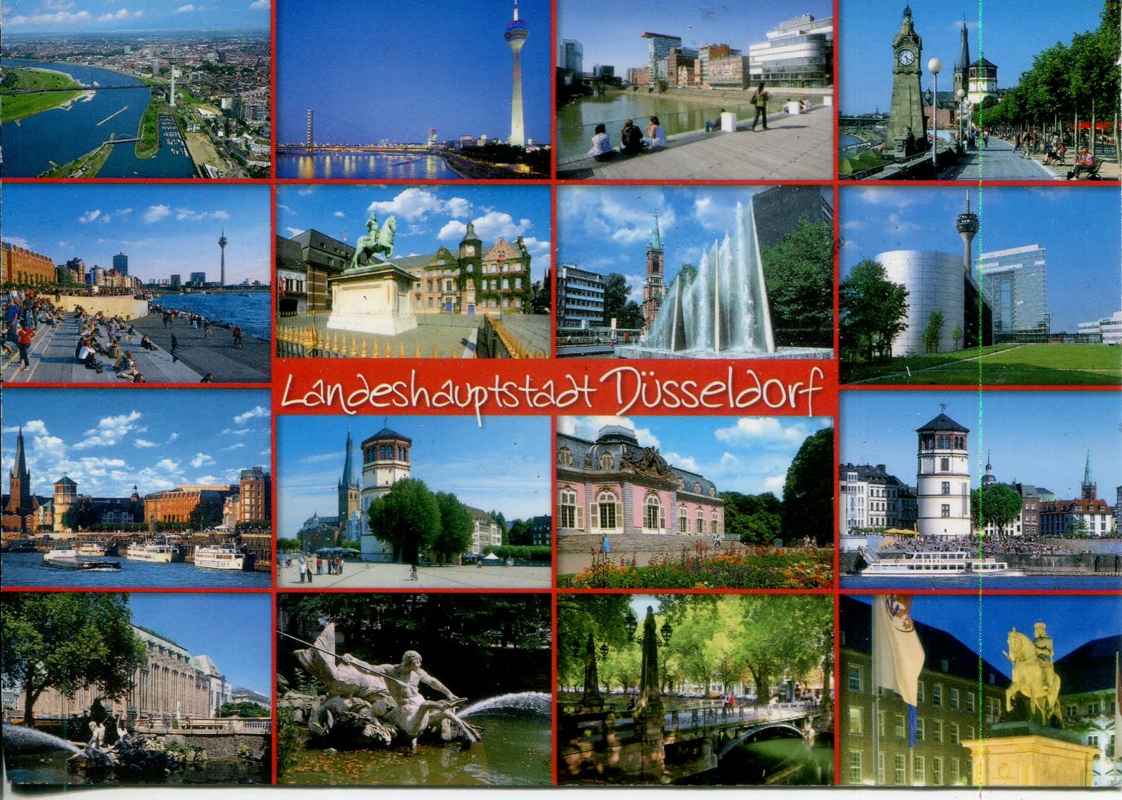 collect ROC: Germany postcard: Dusseldorf