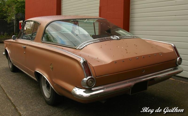 BLOG DO GUILHON CAR: Plymouth Barracuda Fastback Coupe 1964