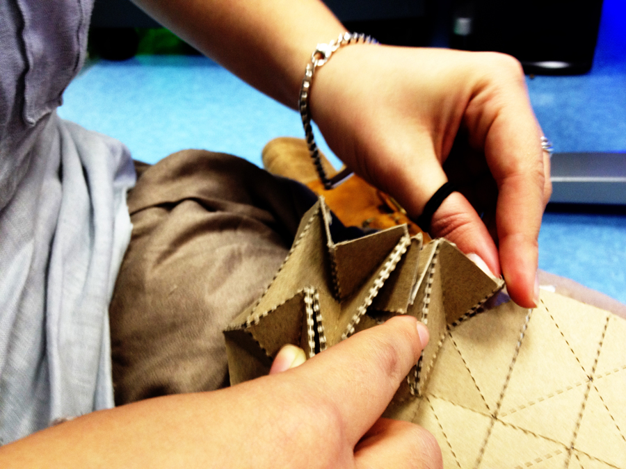 Muse: Origami Laser Cut Prototypes