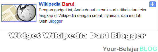 Kini Hadir 2 Widget Terbaru Dari Blogger | Your-BelajarBLOG