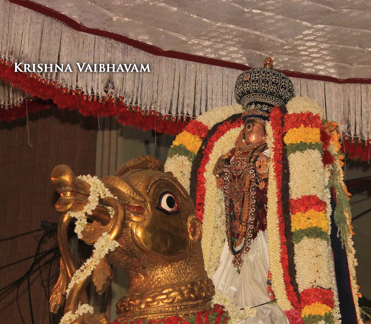 Krishna Vaibhavam: Day 03 - Hamsa Vahanam - Narashimar Brahmotsavam ...