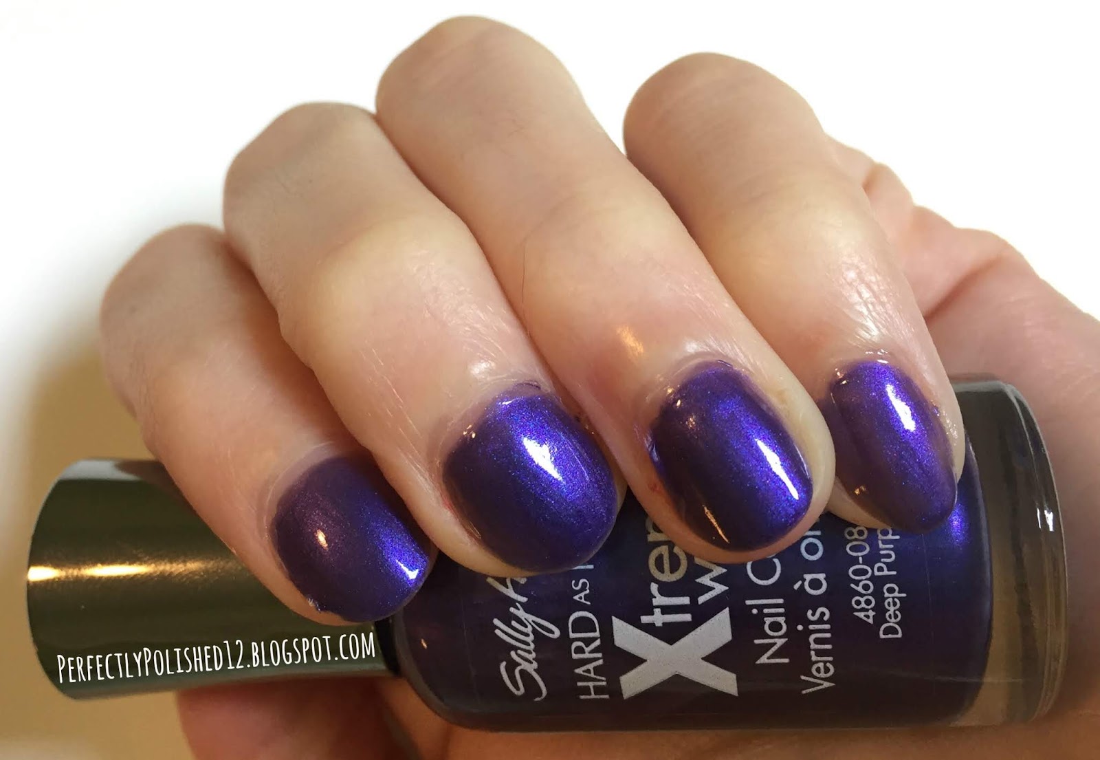 Perfectly Polished 12: Sally Hansen Xtreme Wear "Deep Purple"