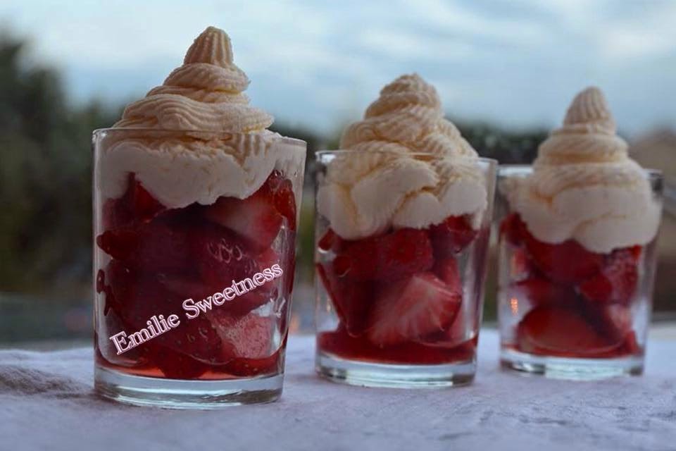 Emilie Sweetness: Fraises chantilly maison à la pêche