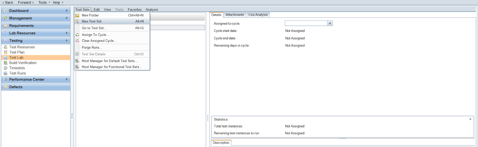How to create Automated Test Sets in Test Plan in HP ALM