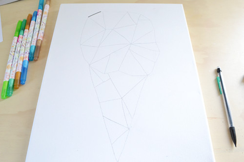 iLoveToCreate Blog: Easy Geo Canvas Art