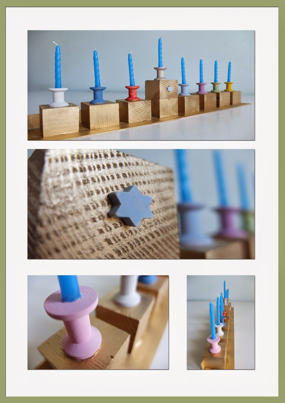 lekhayim: Channukah Homemade Menorah