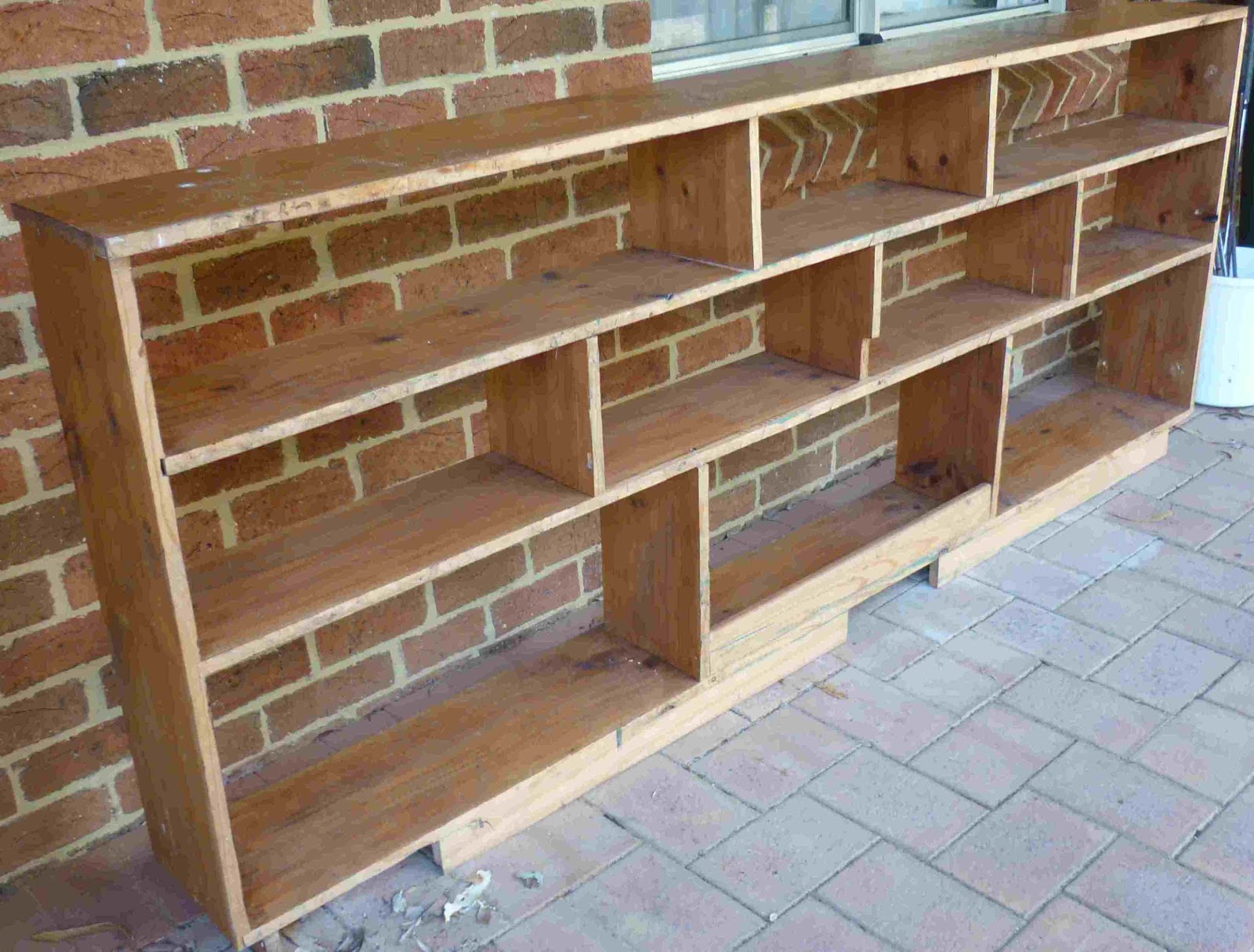 Simpleliving: A Wooden Shelving Unit We found On The Kerb Side Rubbish ...