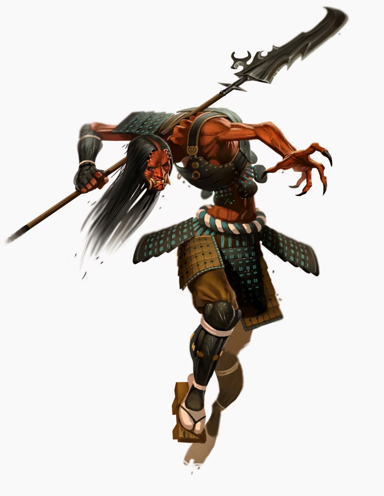 the art of Eric Belisle: Oriental Creatures for Paizo's Pathfinder