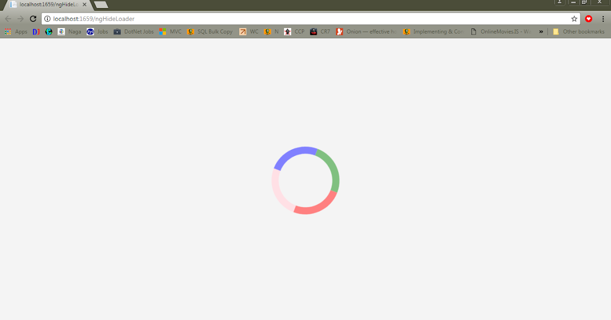 Loader Example Using ngShow in AngularJS.